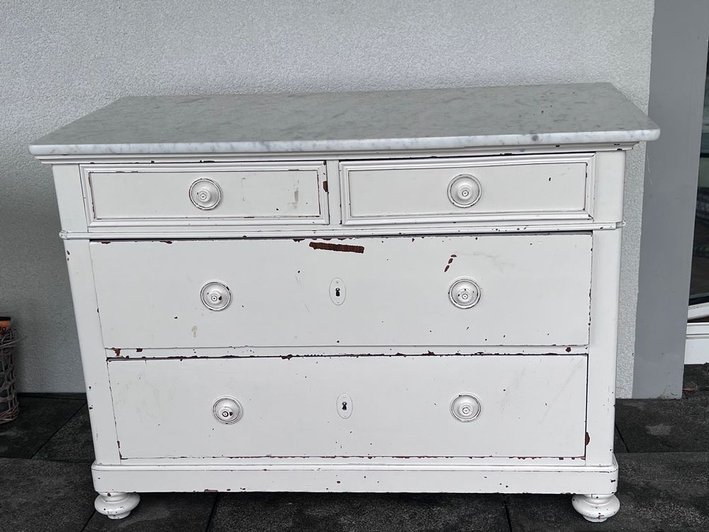 Alte Kommode weiss | Kaufen auf Ricardo