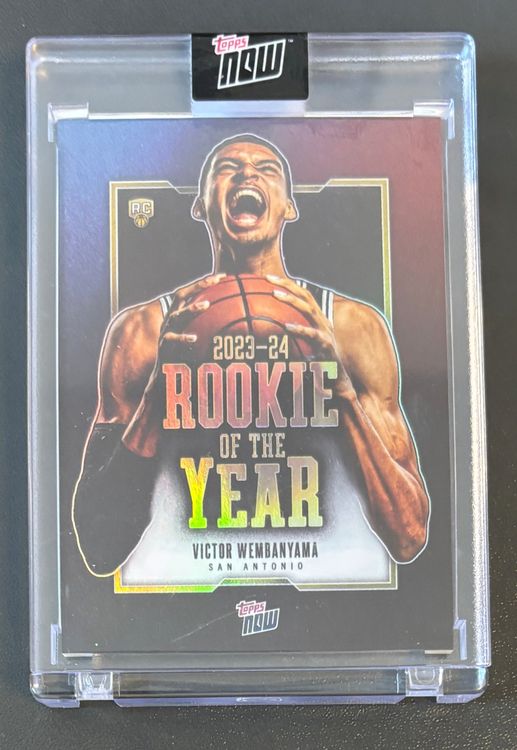 NBA Victor Wembanyama Wemby 2023-24 Topps Now Rookie Card | Kaufen auf ...