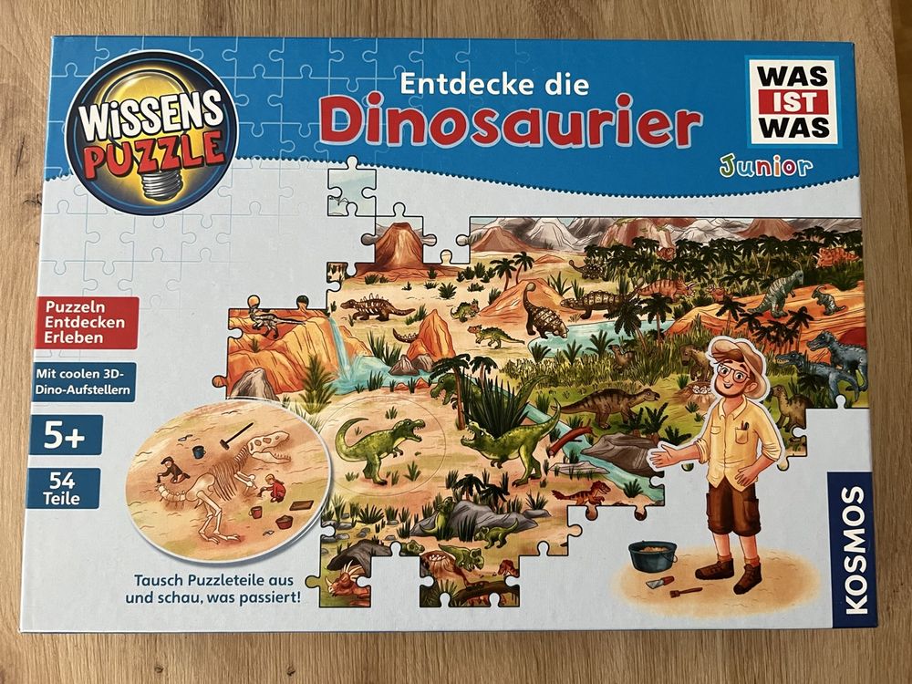 Dinosaurier Puzzle, Wissensspiel, 5+ (Neu (gemäss Beschreibung)) in Thun für CHF 12 – mit ...