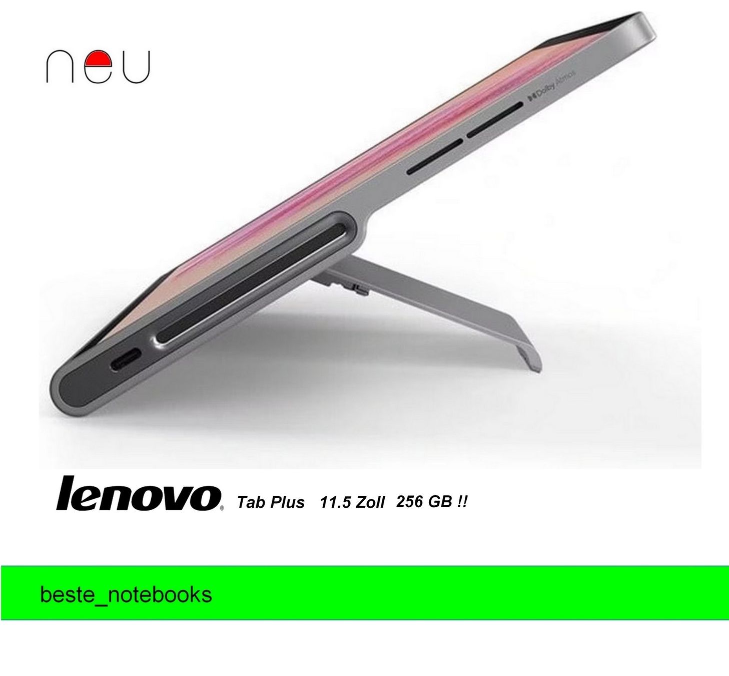 Lenovo Tab Plus 11.50 Zoll 256GB Luna Grey NEU Org. verpackt (Neu und ...