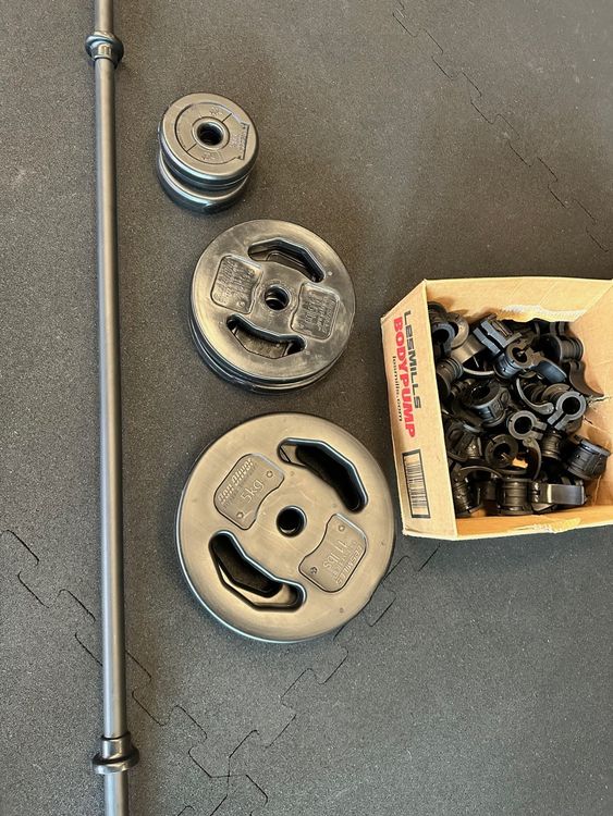 16* Don Oliver Set Gewichtsscheiben / Stangen zu verkaufen! | Kaufen ...