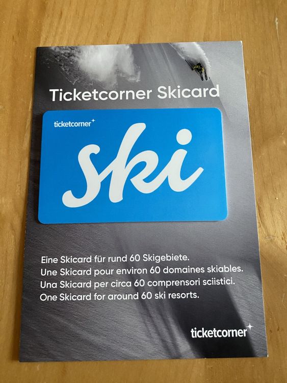 Ski karte Ticketcorner 100.- (Neu (gemäss Beschreibung)) in Seltisberg ...