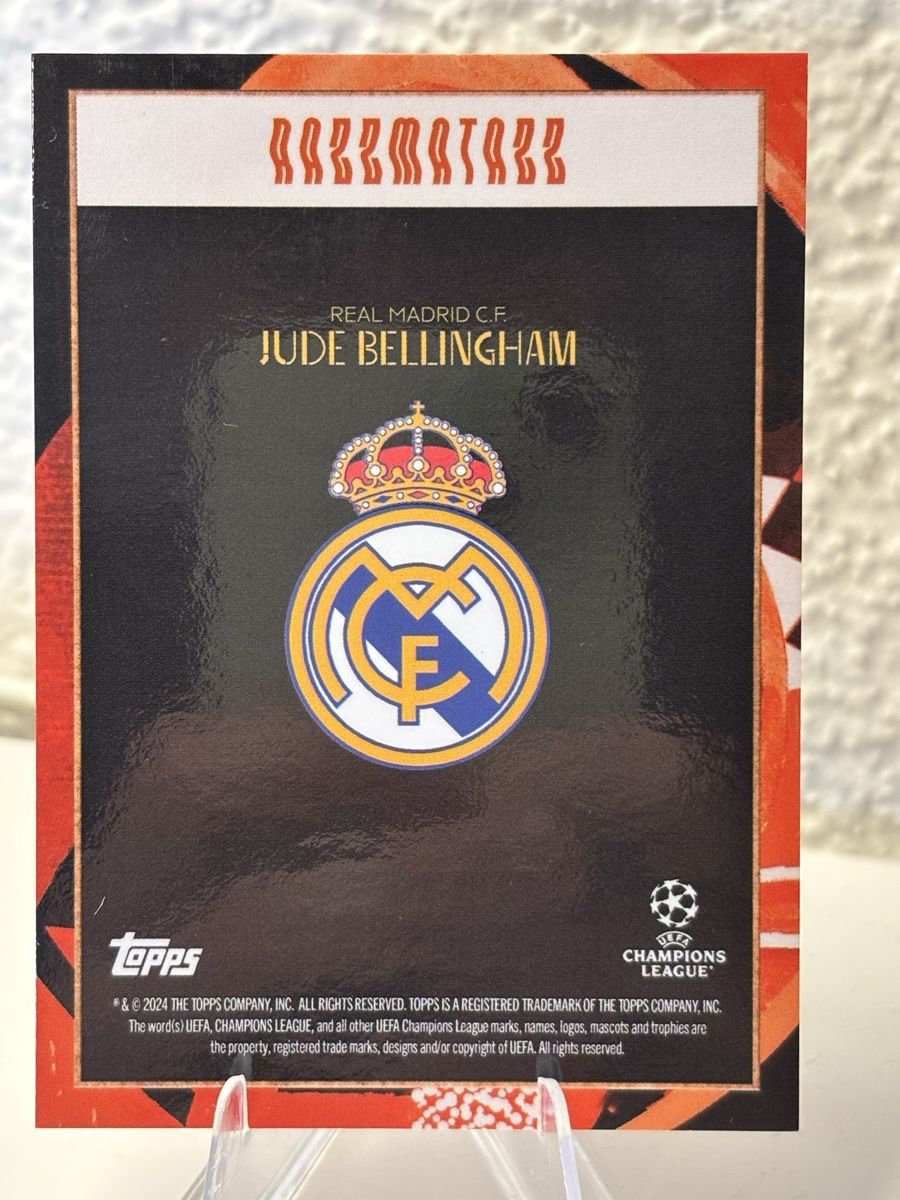 Jude Bellingham Razzmatazz 3/5 Box Deco Ucc Topps 2024-2025 (Neuf (Voir ...