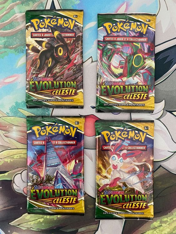 (COPIE) Art Set Boosters Pokemon Évolution Céleste | Kaufen auf Ricardo