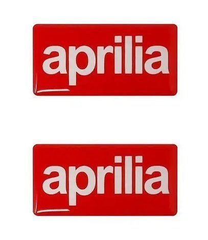 Aprilia 2 Stück 3D Aufkleber 19x35mm (Art. 5141) | Kaufen auf Ricardo