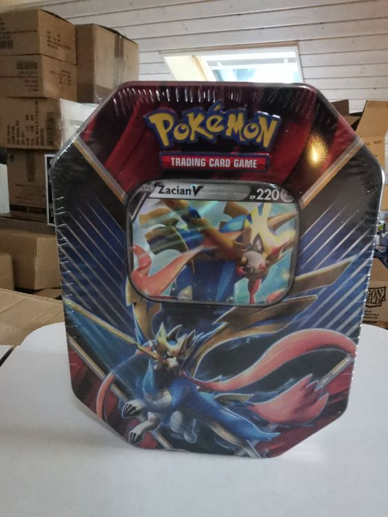 Pokemon/Zacian V Tin Box (deutsch) | Kaufen auf Ricardo