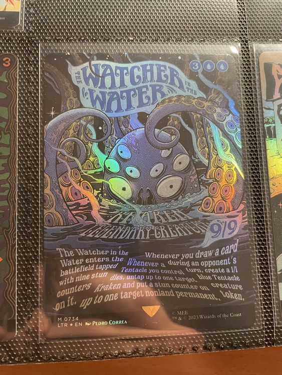 MTG Poster The Watcher in the Water Lotr Foil (Neu (gemäss Beschreibung ...