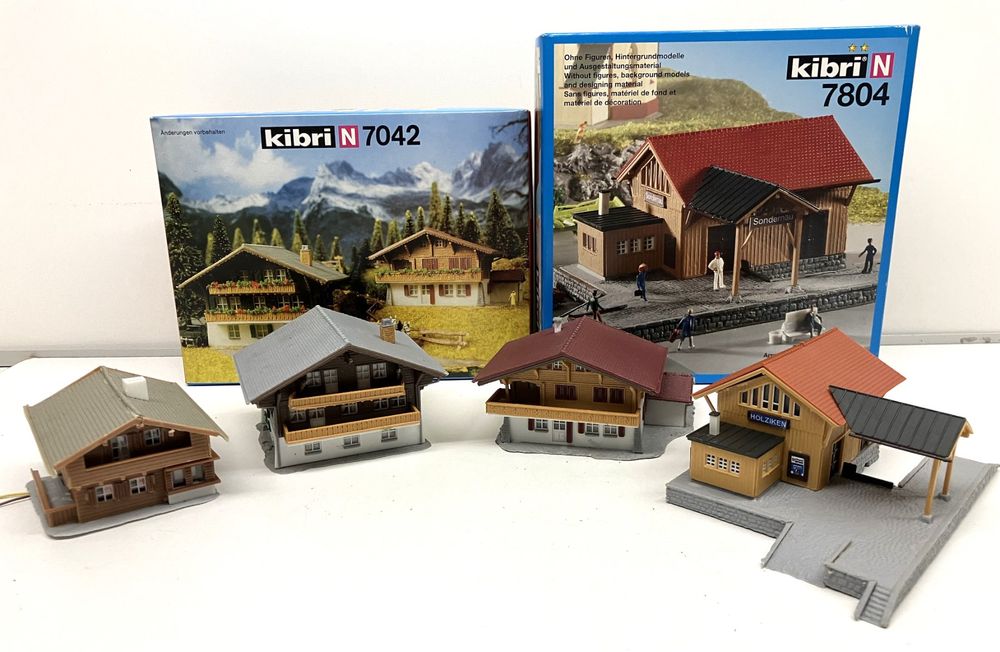 kibri 7804/B7042 N: Güterschuppen Meilen Schweiz - 3 Chalets | Kaufen ...