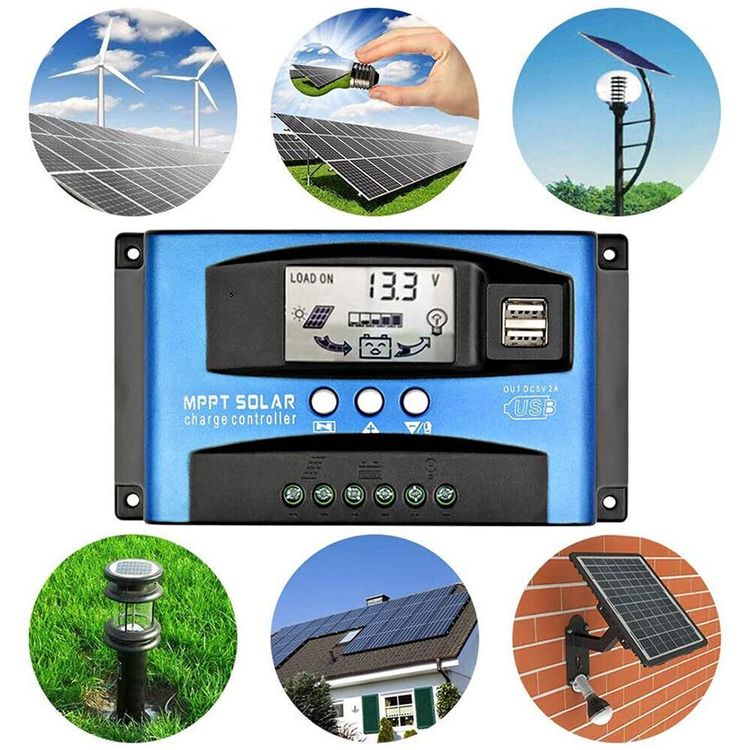 Solar Laderegler 100A MPPT Photovoltaik Laderegler Daul USB | Kaufen auf Ricardo