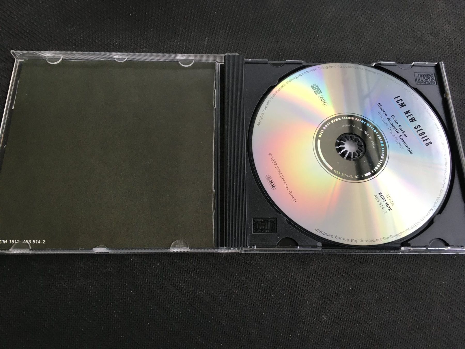 Evan Parker - Electro-Acoustic - Toward the Margins -CD- (Gebraucht) in ...