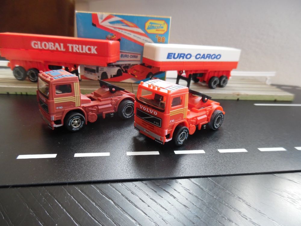 Darda Volvo LKW´s mit original Darda Flyer von 1988 | Kaufen auf Ricardo