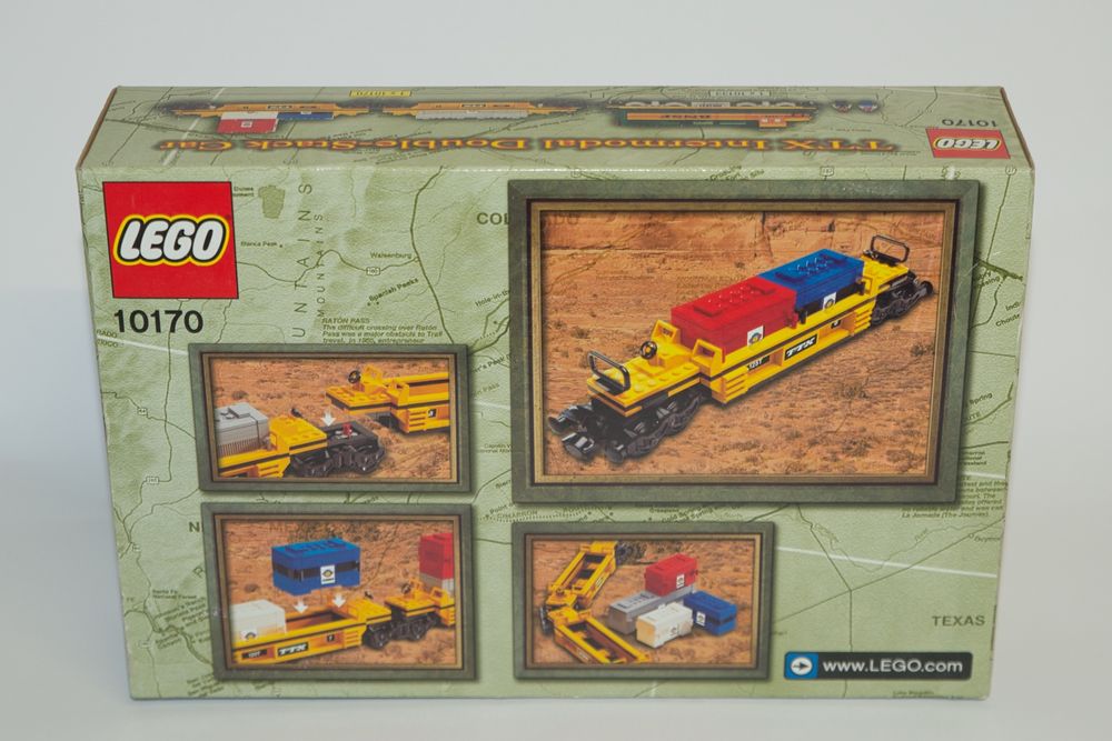 Lego Eisenbahn, TTX Intermodal Double-Stack Car, Nr. 10170 (Neu und ...