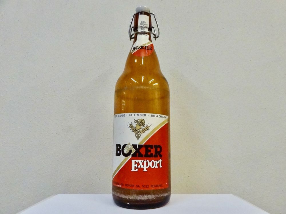Bierflasche BRAUEREI BRASSERIE BOXER EXPORT ROMANEL 1967 (Gebraucht) in ...