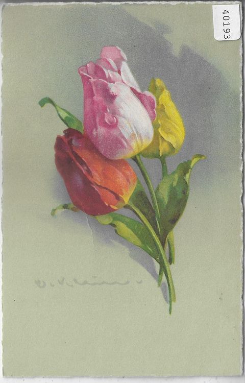 Catharina Klein - Rosenstrauss - bouquet de roses - Litho (Gebraucht) in Ettingen für CHF 2 ...