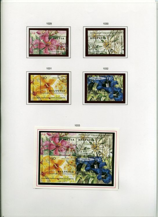 aUSGABEN 2001 NR. 1029 - 1039 ET BERN - FR. 43.20 - LUXUS | Kaufen auf Ricardo