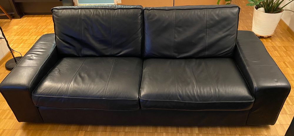 Echtleder-Sofa (Gebraucht) in Zürich für CHF 1 – nur Abholung auf Ricardo kaufen