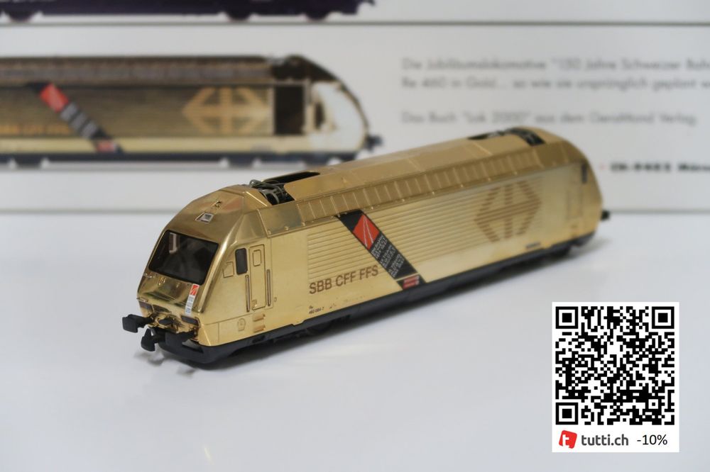 HAG SBB Re 460 Gold (Jubi), DC (Gebraucht) in Dättwil AG für CHF 399 – mit Lieferung auf Ricardo ...