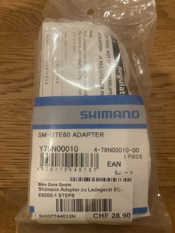 Shimano SM-BTE60 Adapter (Neu und originalverpackt) in Oberwil BL für ...
