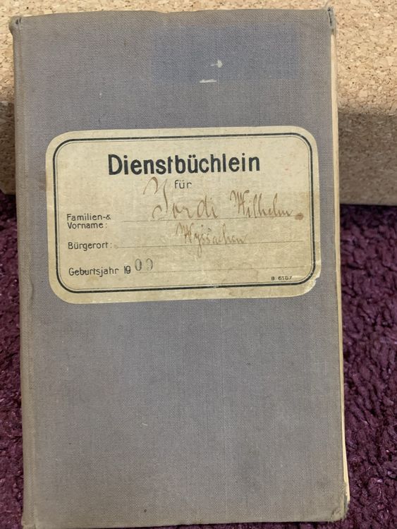 Dienstbüchlein Schweizer Armee Jahrgang 1928 (Gebraucht) in Lyss für CHF 28 – mit Lieferung auf ...