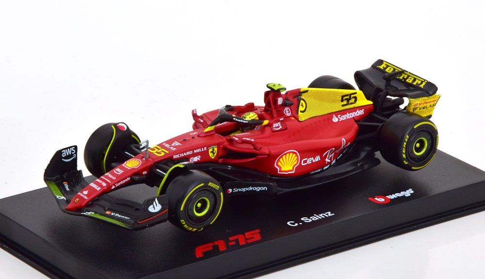 Ferrari F1-75 GP Monza Italy 2022 Sainz 1/43 Signatures NEU | Kaufen ...