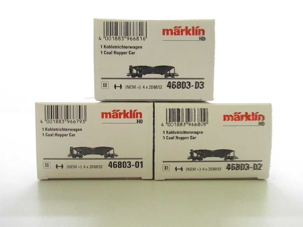 Märklin 46803 Kohlentrichterwagen-Set AC (Gebraucht) in Basel für CHF ...