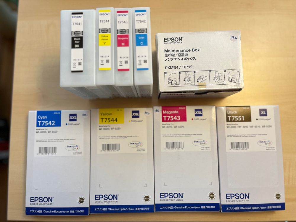 Epson Workforce PRO WF-8090 und 8590 DW (Neu und originalverpackt) in ...