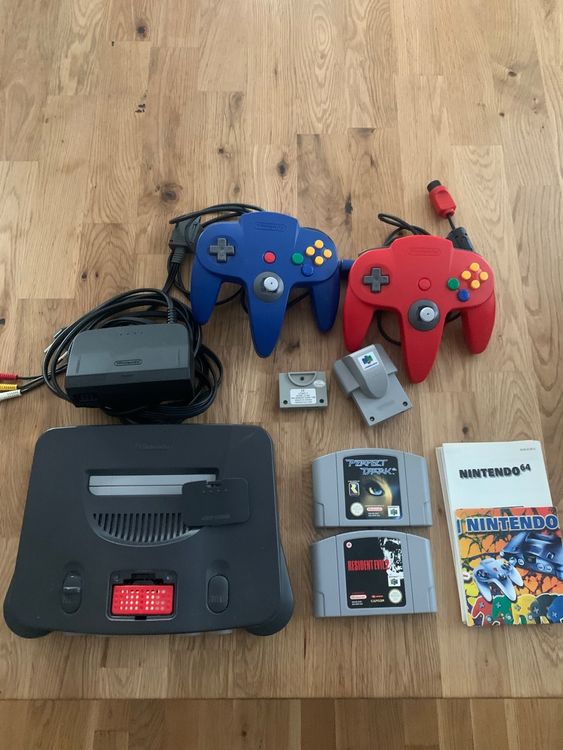 Nintendo 64 Set mit Controller und Games Resident Evil | Kaufen auf Ricardo