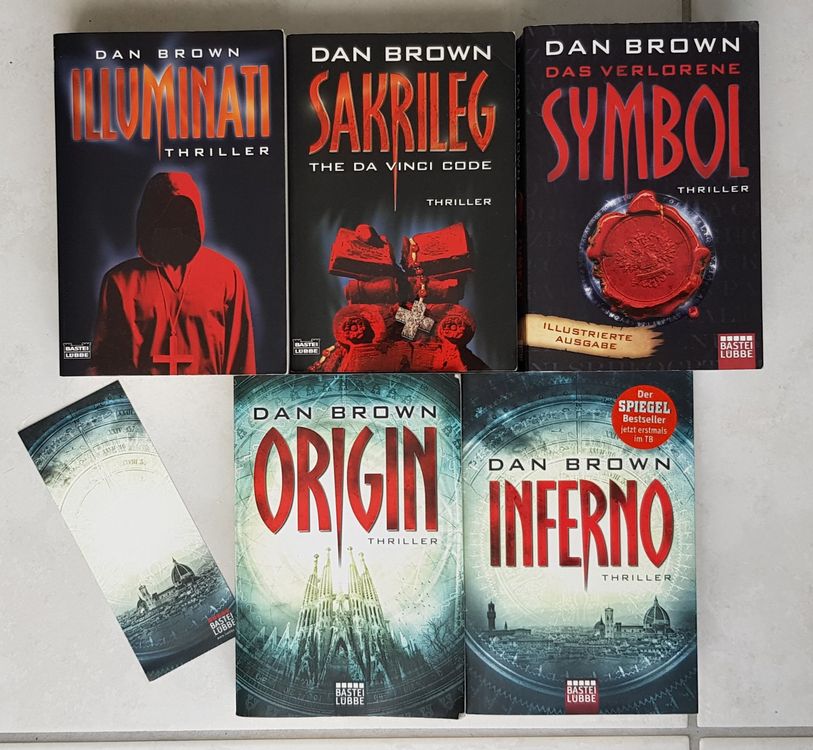 Robert Langdon Reihe (Komplett, 1-5) von Dan Brown (Gebraucht) in ...