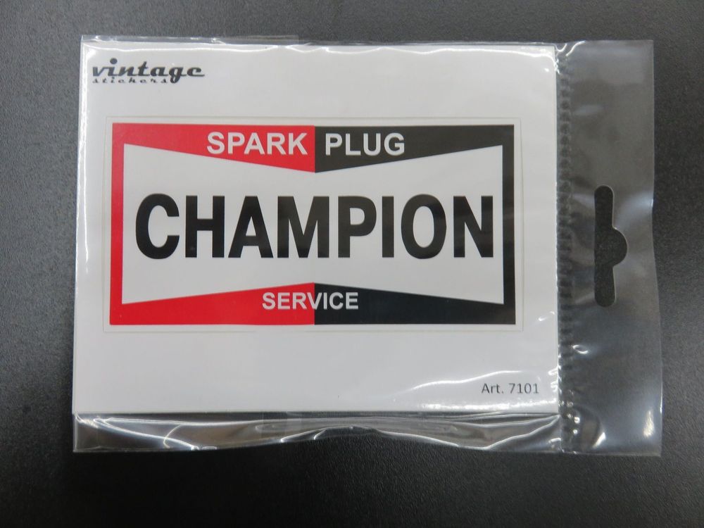 Champion Spar Plug Sticker (Neu (gemäss Beschreibung)) in horn für CHF ...