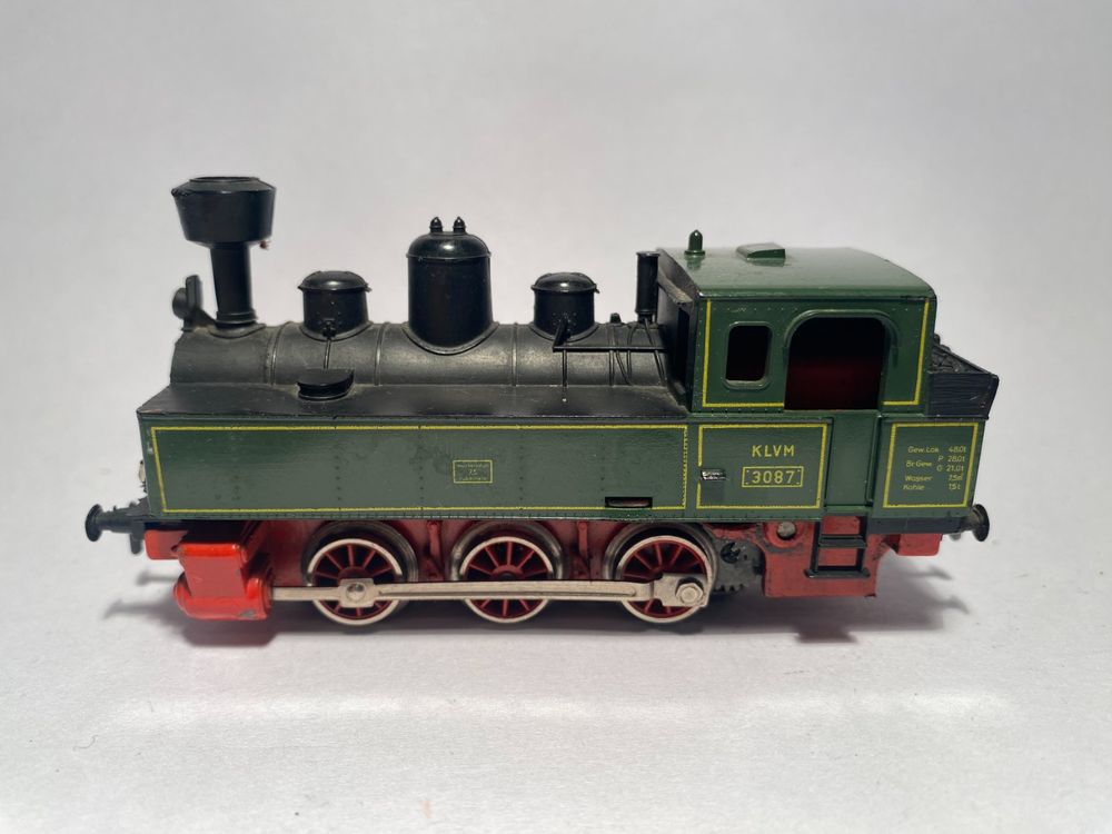 Märklin Dampflok KLVM 3087 grün, AC Analog (Gebraucht) in Buchrain für ...