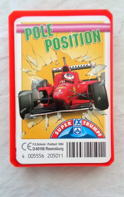Auto Quartett - Pole Position Autorennen / 32 Karten (Gebraucht) in für ...