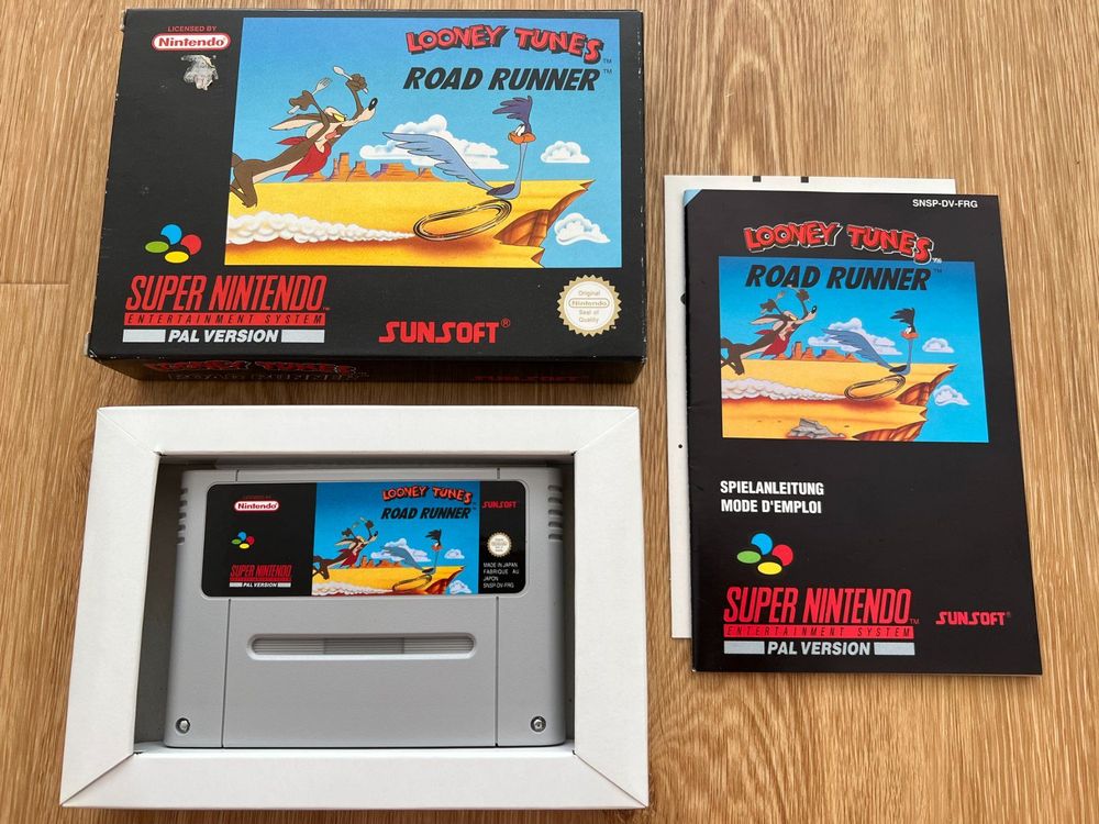 Looney Tunes: Road Runner OVP für Nintendo SNES ***TOP*** (Gebraucht ...