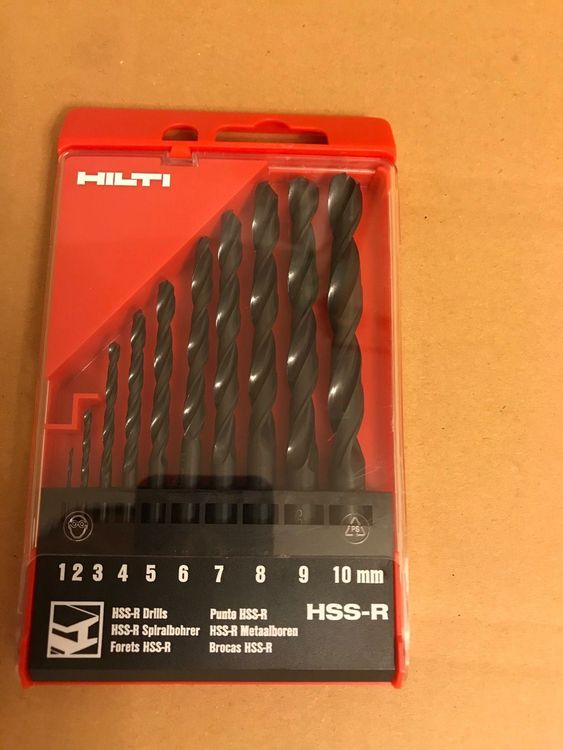 Hilti Bohrer set 1-10 mm (Neu (gemäss Beschreibung)) in für CHF 21 ...