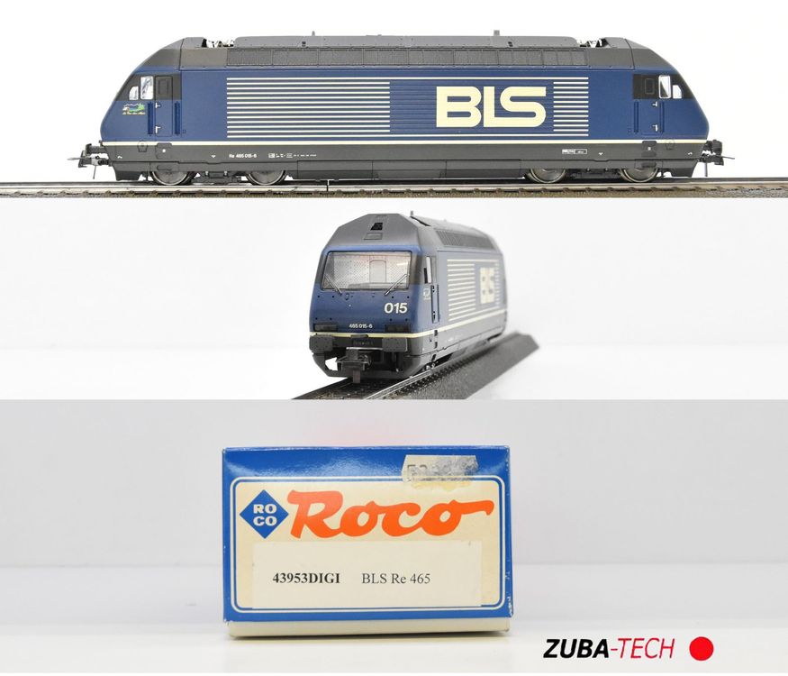 Roco E-Lok Re 465 La Vane-des-Alpes BLS H0 WS Analog OVP (Gebraucht) in ...
