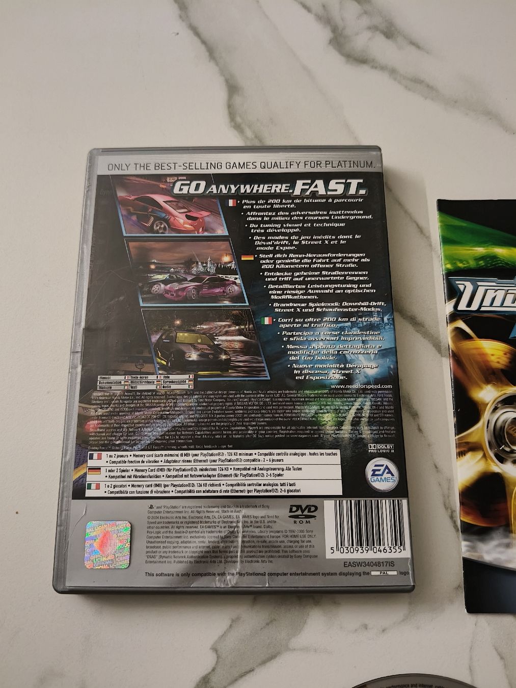 Need for Speed Underground 2 PS2 Platinum - Top Kompletz (Gebraucht) in ...