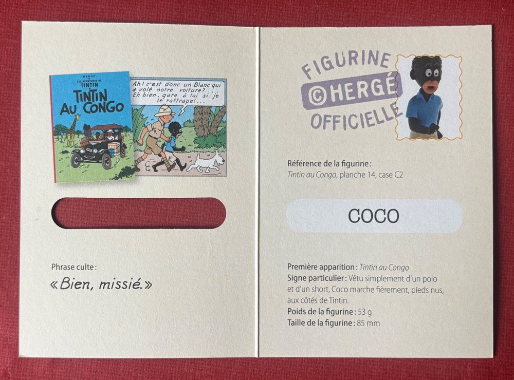 Figurine Tintin - Coco, le petit Congolais (D'occasion) à Neuchâtel ...