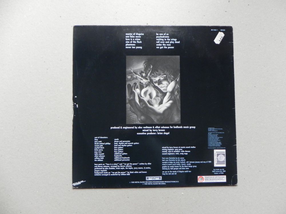 LP USA Heavy Metal Band Lizzy Borden 1989 Master of Disguise | Acheter sur Ricardo