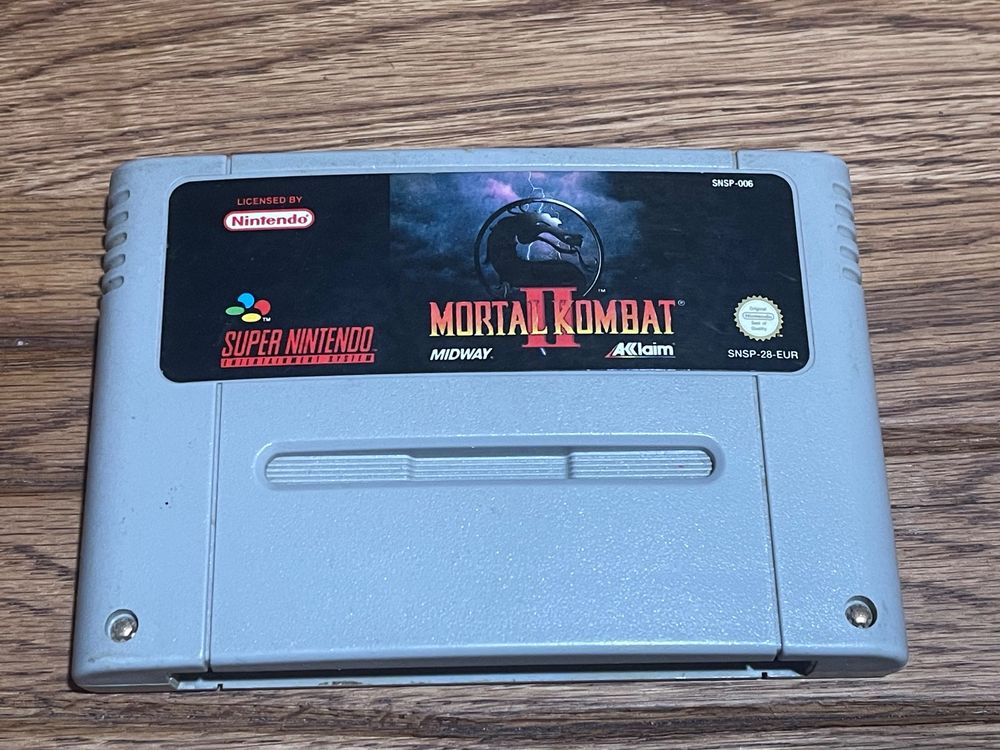 SNES Modul: Mortal Kombat II (PAL) (Gebraucht) in Zuerich für CHF 27 ...