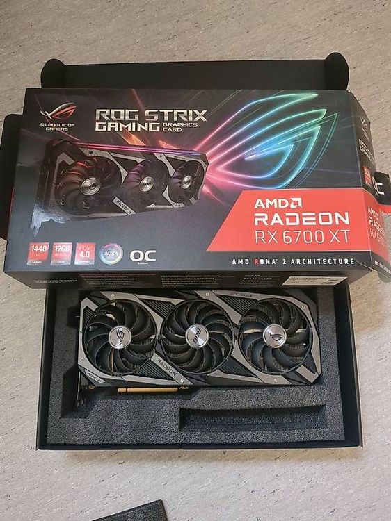 ROG Strix Radeon RX 6700 XT OC Edition 12GB GDDR6 (Gebraucht) in ...