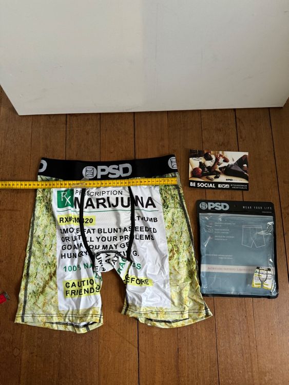 psd boxer brief underwear shorts marijuana (Neuf avec emballage d ...
