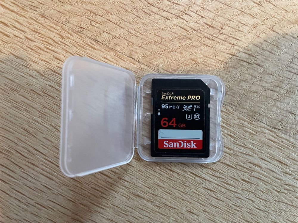 SD-Karte SanDisk Extreme Pro 64 GB / 95 MB/s / V30 (Gebraucht) in ...