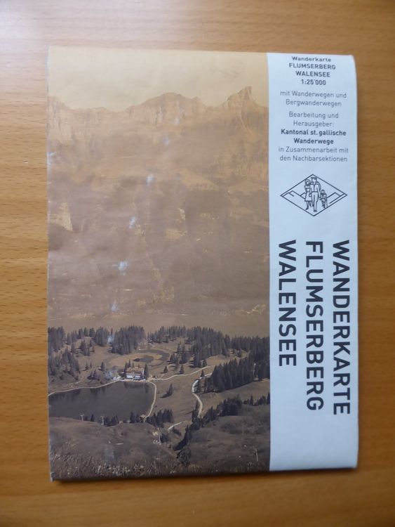 Wanderkarte Walensee Flumserberg - Spez.Landeskarte 1:25'000 (Gebraucht) in Brunnadern für CHF 8 ...