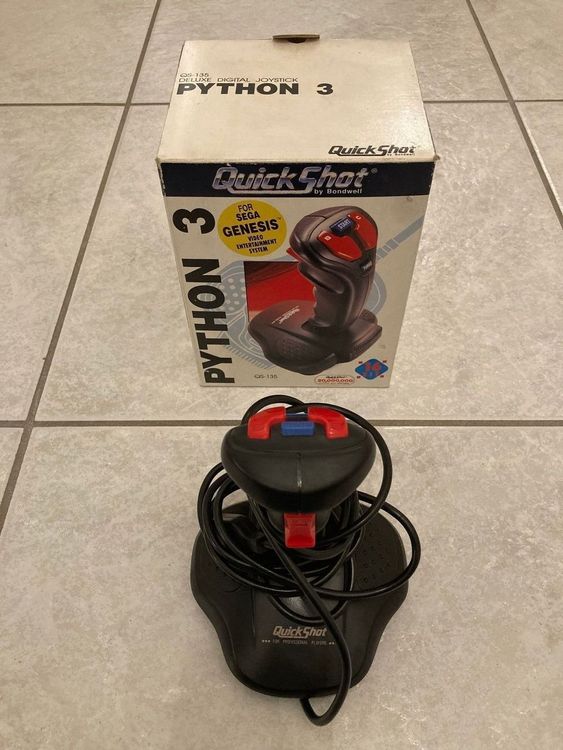 QuickShot Python 3 Joystick / Controller für Sega Mega Drive | Kaufen auf Ricardo