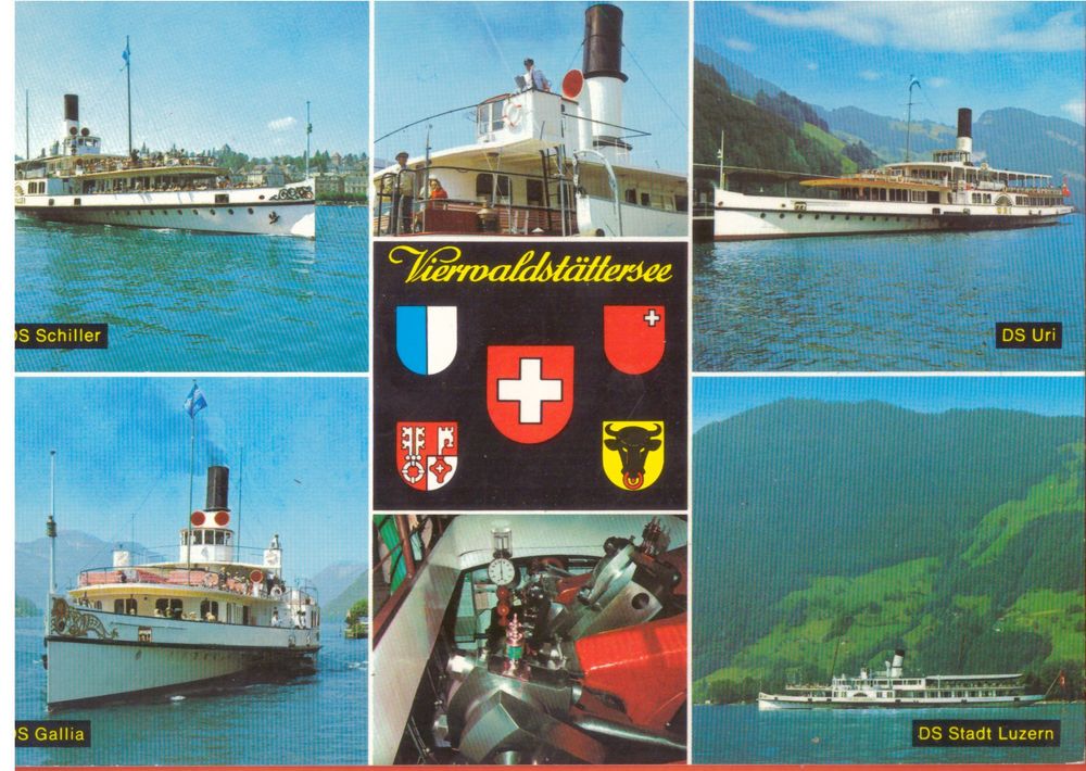 VIERWALDSTÄTTERSEE - 4 DAMPFSCHIFFE DER SCHIFFAHRTSGES. SGV | Kaufen ...