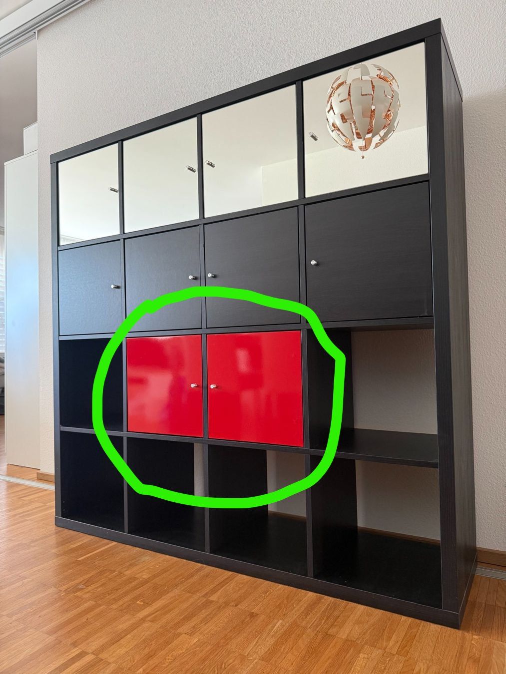 Kallax Tür-Einsätze, rot, zwei Stück (Gebraucht) in Zürich für CHF 15 ...