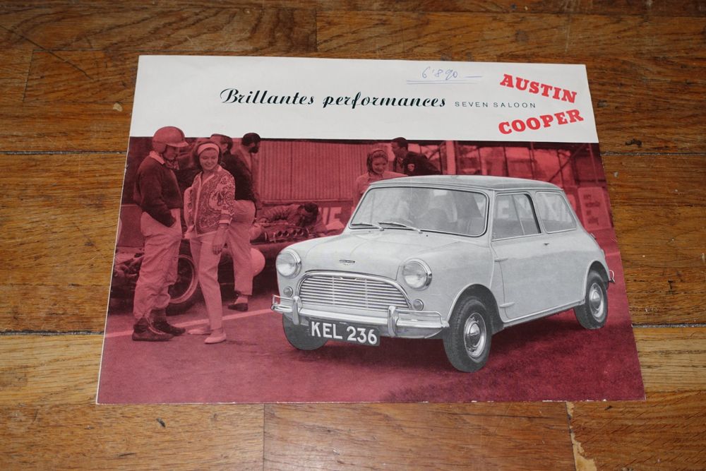AUSTIN MINI COOPER BROCHURE OLDTIMER VINTAGE (Gebraucht) in Bellevue ...
