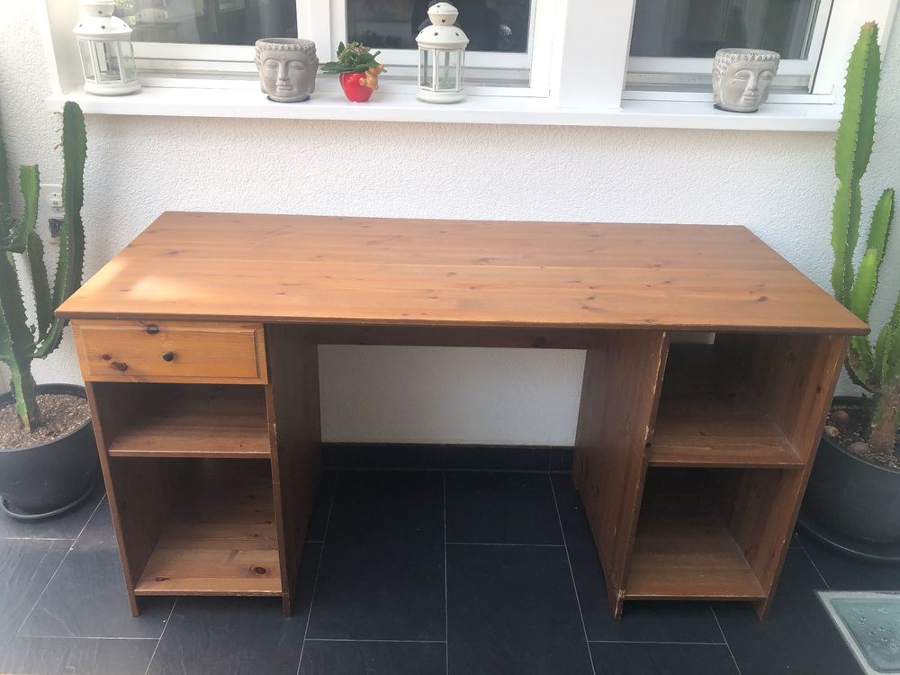 Wunderschone Schreibtisch Holz Ikea Fotos