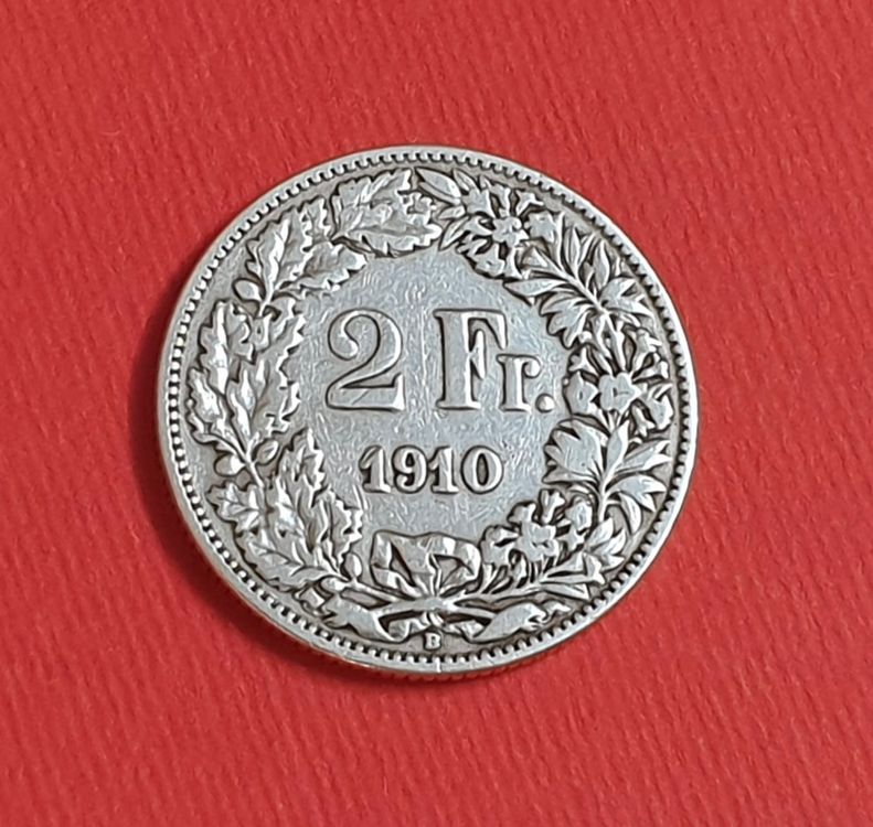 2 Franken 1910 Auflage in Mio. 0.25 „Silber“ (Gebraucht) in Uttigen für CHF 6 – mit Lieferung ...
