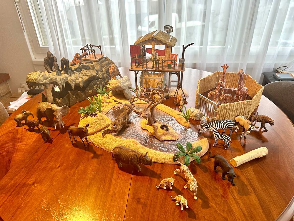 Schleich Wild life Safari Afrika Riesen Sammlung (Gebraucht) in ...