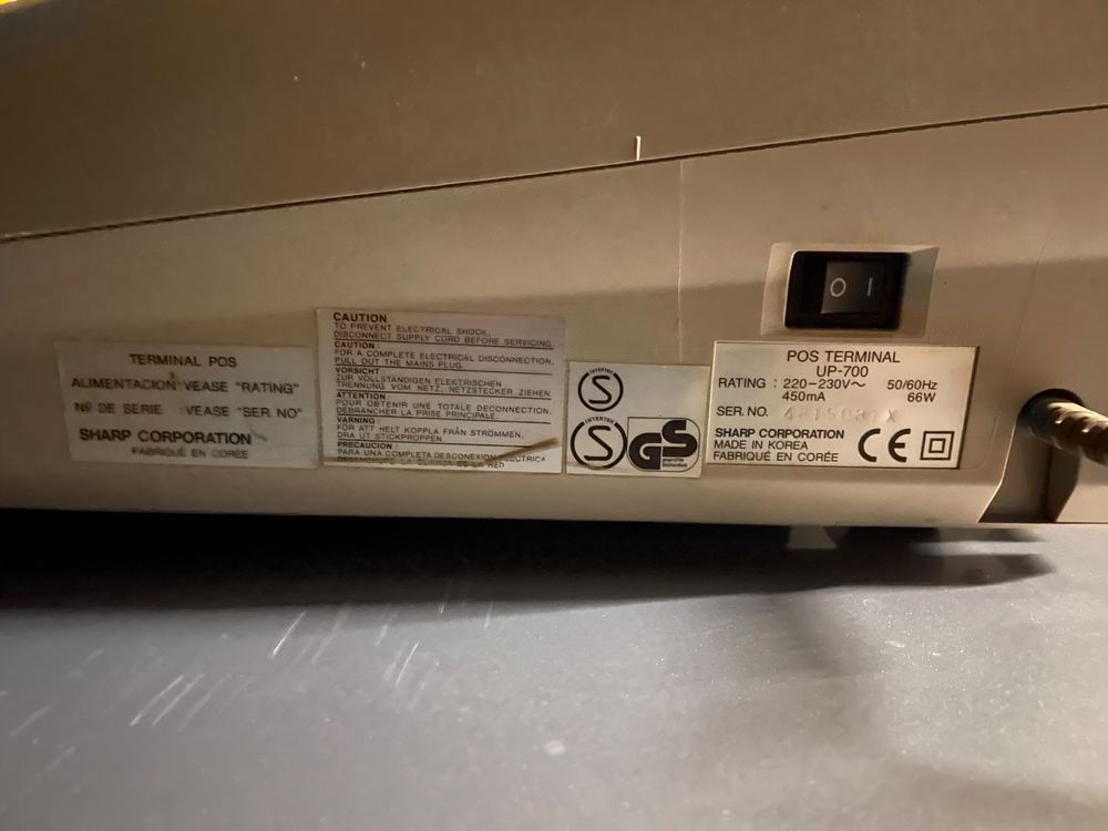 Restaurant Kasse Sharp up-700, mit betribseinleitung | Kaufen auf Ricardo